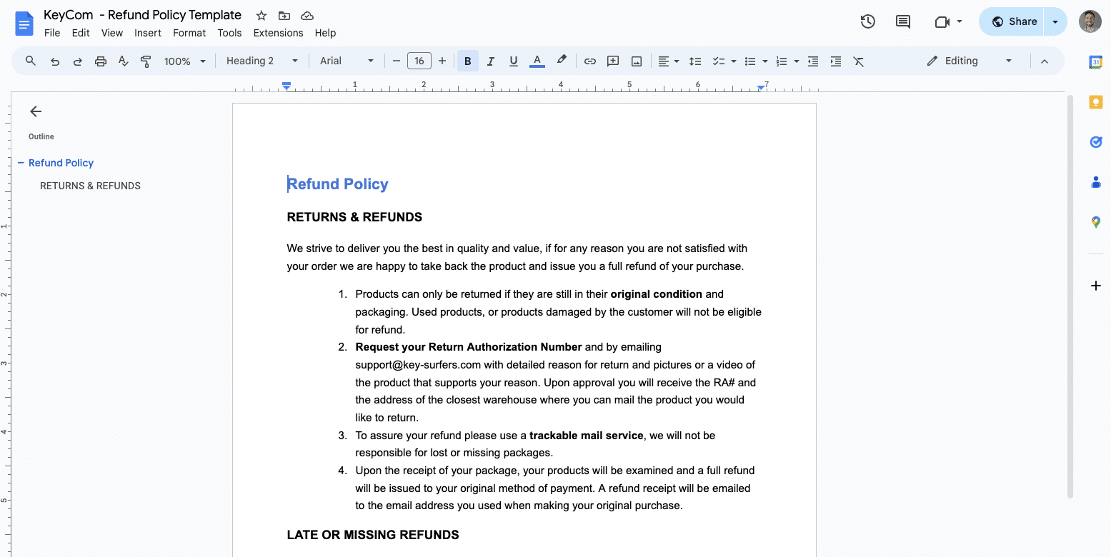 Shipping and Returns Settings in Google Merchant Center